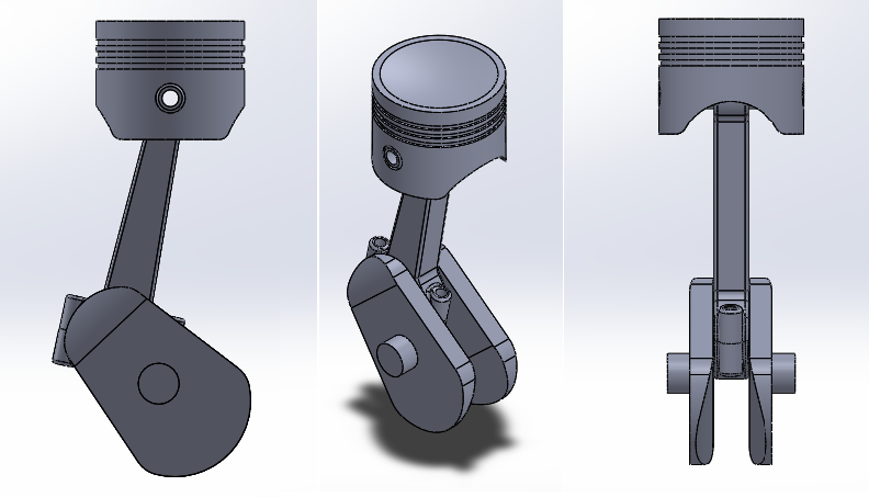 MBD Simulation on a Piston Assembly - Projects - Skill-Lync