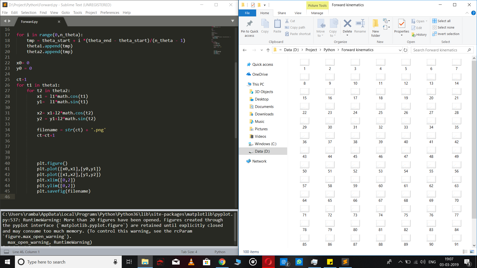 Robatic Arm Simulation Using Python Projects Skill Lync