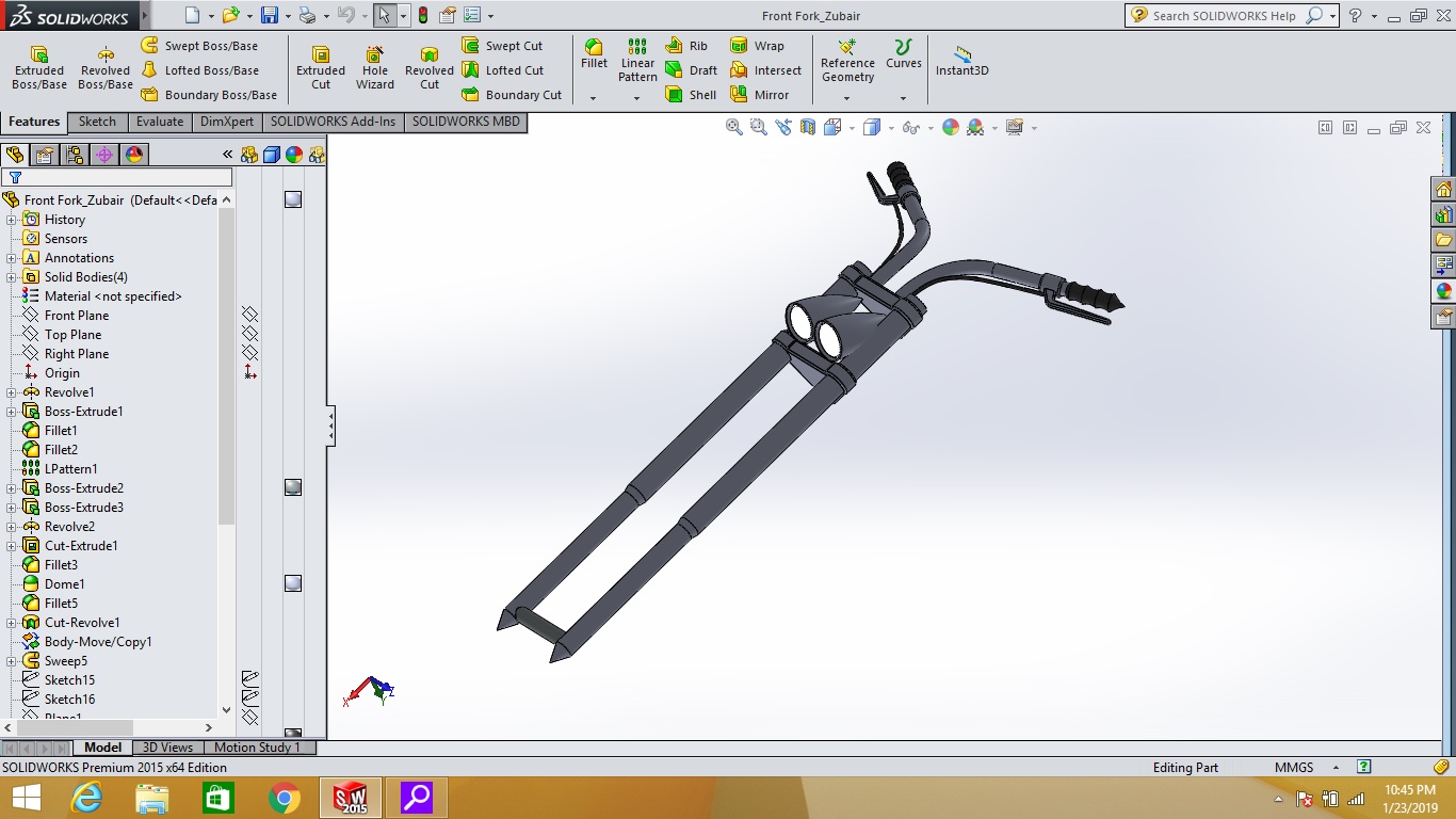 Understanding The Utility Of Projected Curves Feature And Revolved Cut