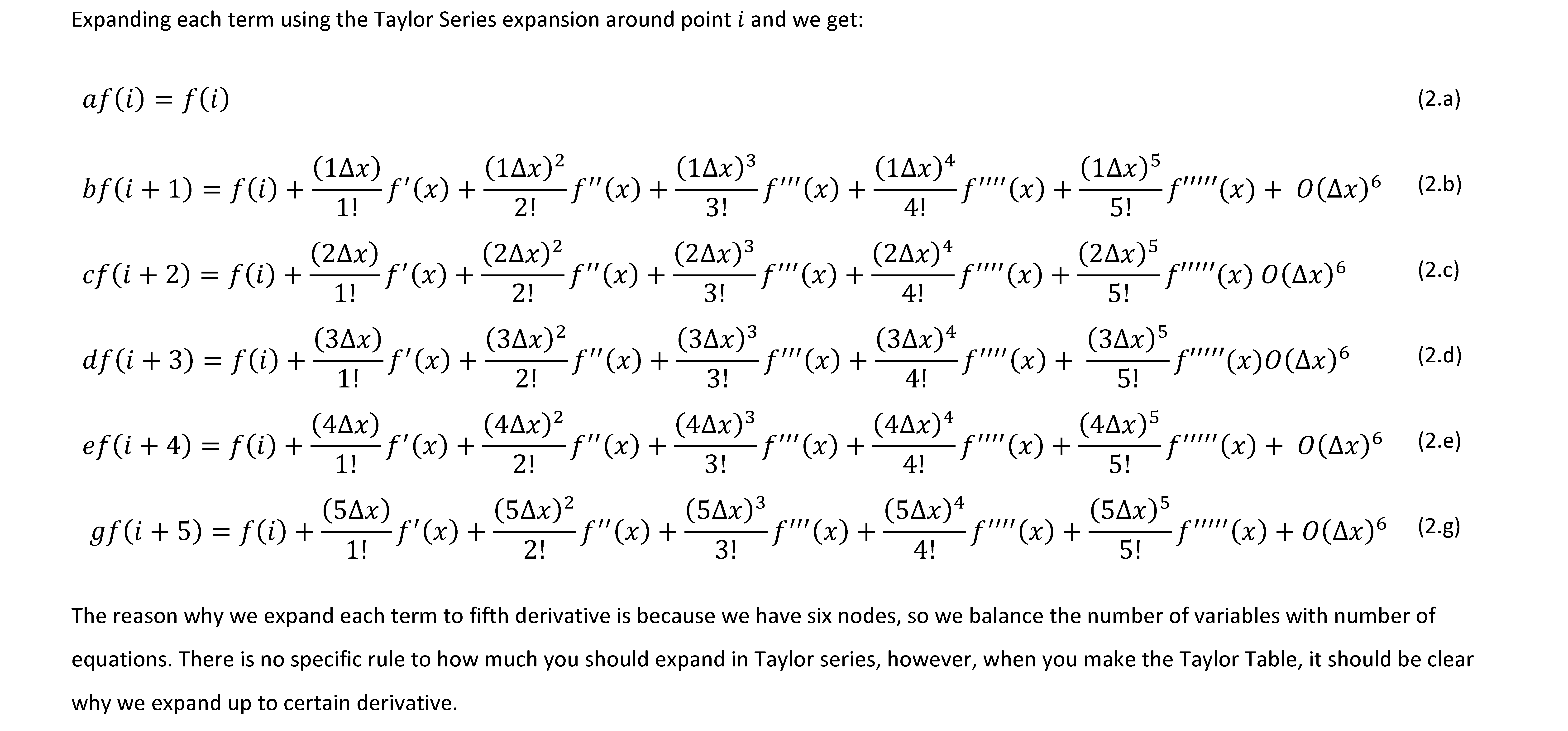 Fourth Order Approximation Of The Second Derivative Projects Skill Lync